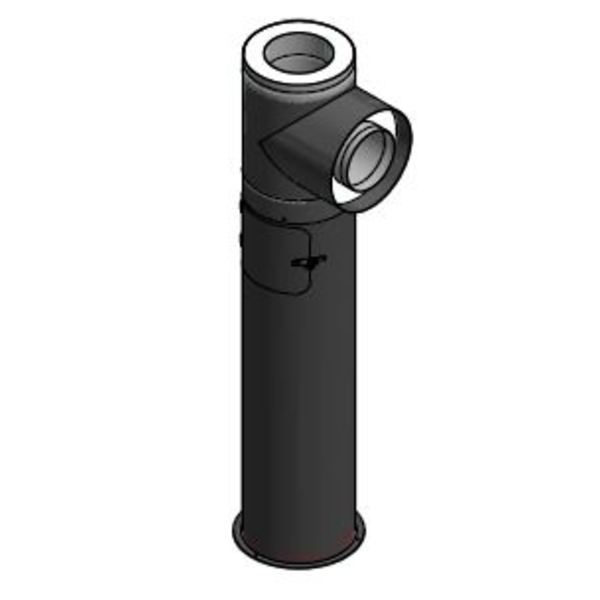 L-RØR JUSTERBART Ø150 SORT PMS50 | XL BYGG