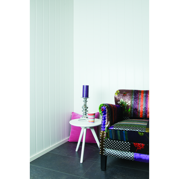 Veggplate Mdf Skygge Klassisk Hvit - Gausdal Landhandleri AS